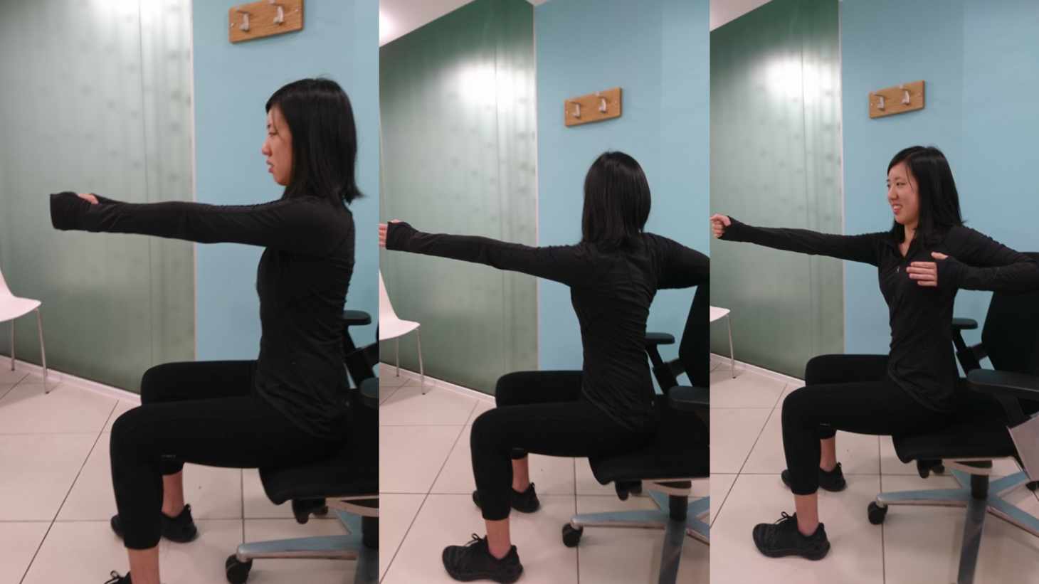 A workout at work: 5 office exercises