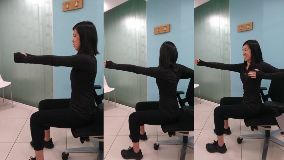 A workout at work: 5 office exercises